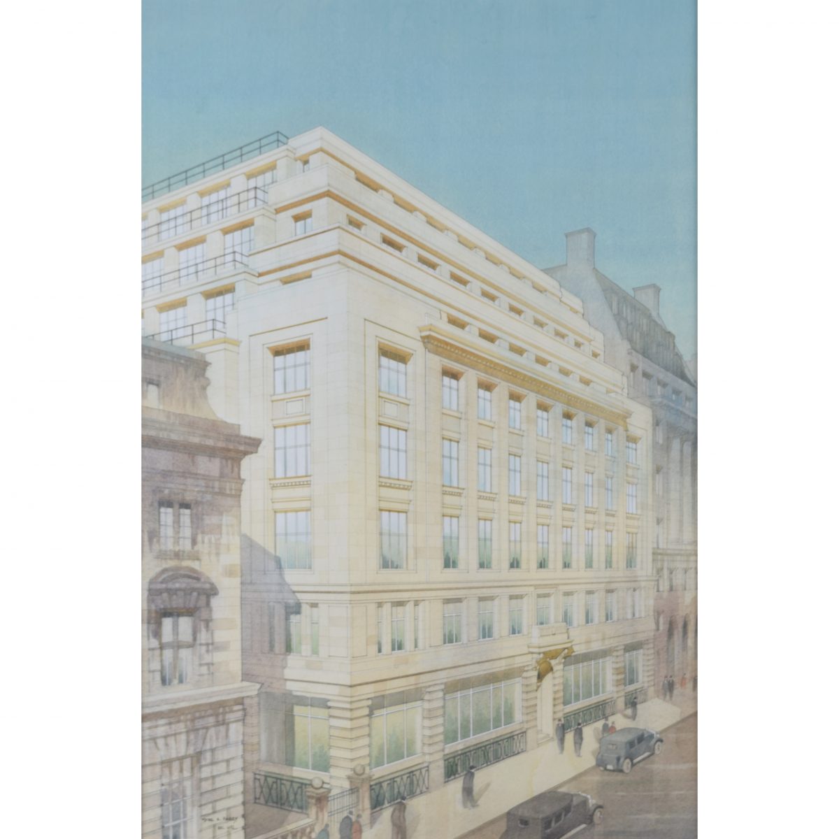 Cyril Farey Design for an Art Deco office building (1932) - Manning ...