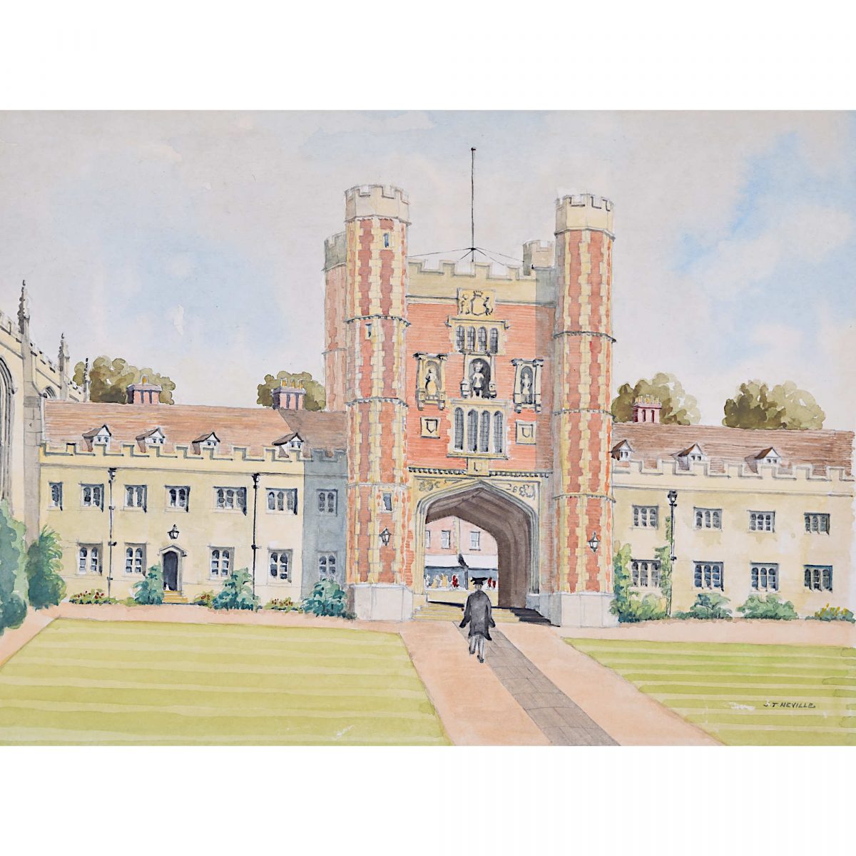 Tony Broderick Trinity College, Cambridge, Hall from exterior - Manning ...