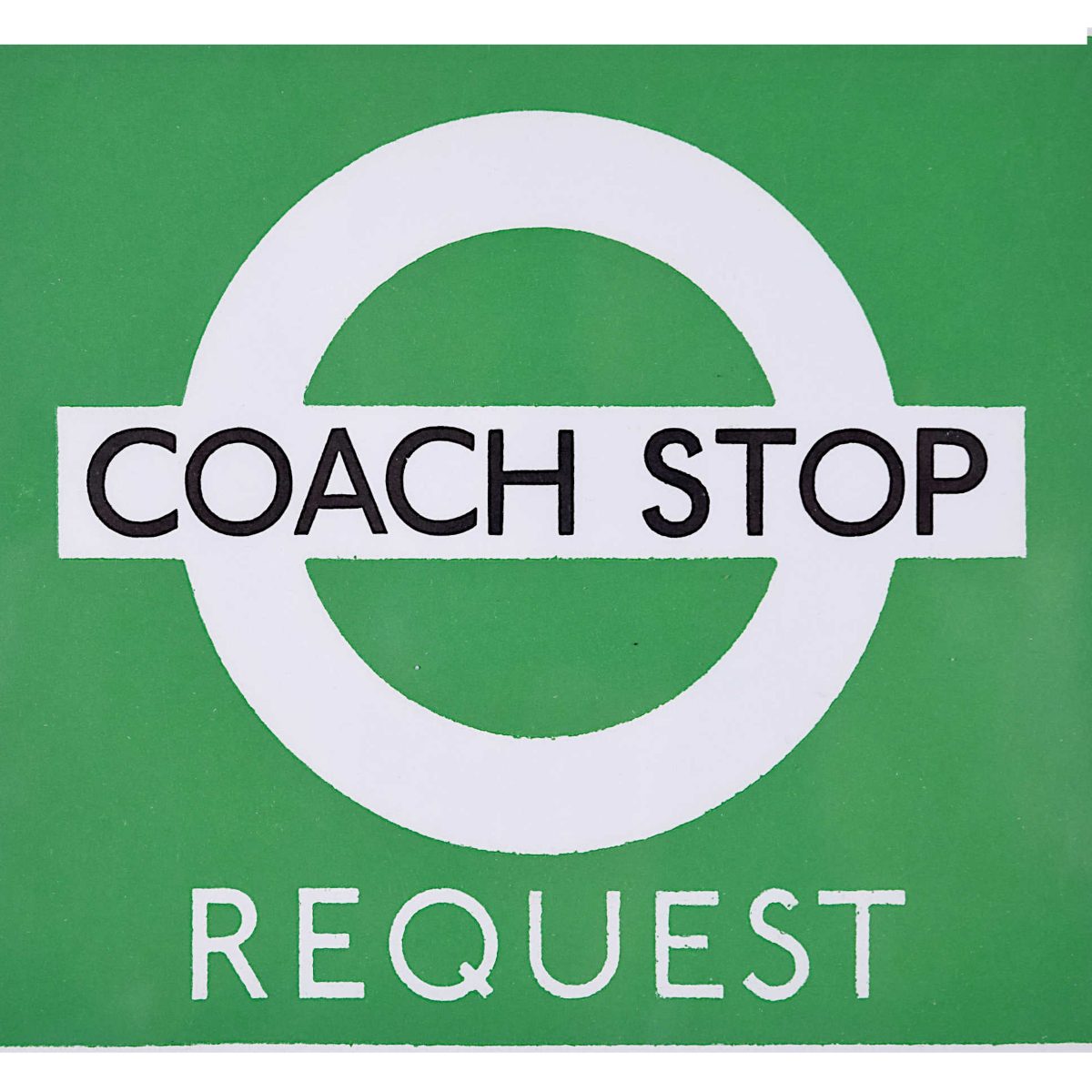 Hans Schleger 'Zero' London Transport Coach Stop Request - Manning Fine Art