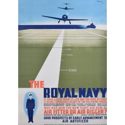 Pat Keely Join the Royal Navy recruitment poster 1939 - Manning Fine Art