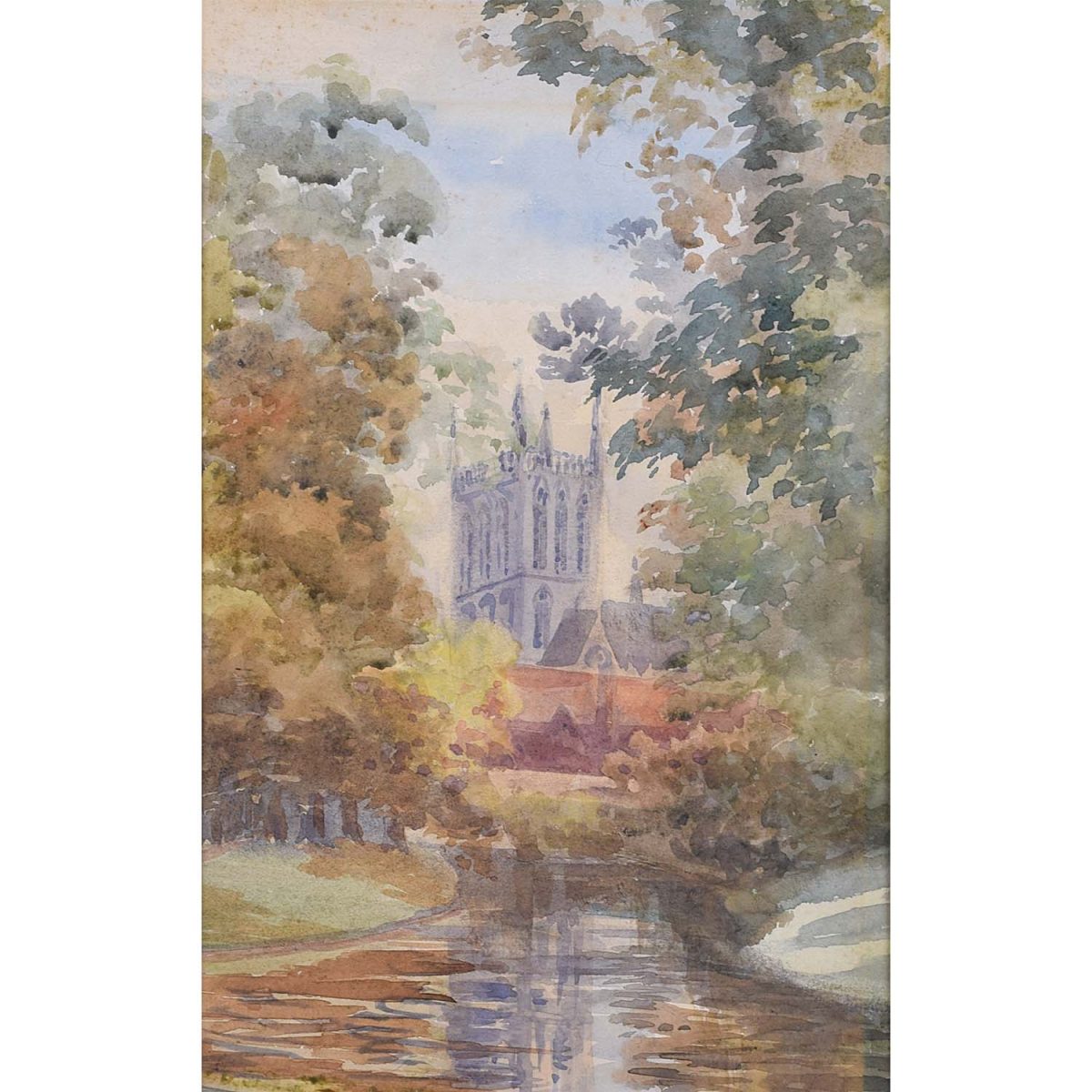 Mabel Oliver Rae: Chapel Tower of St John's College, Cambridge