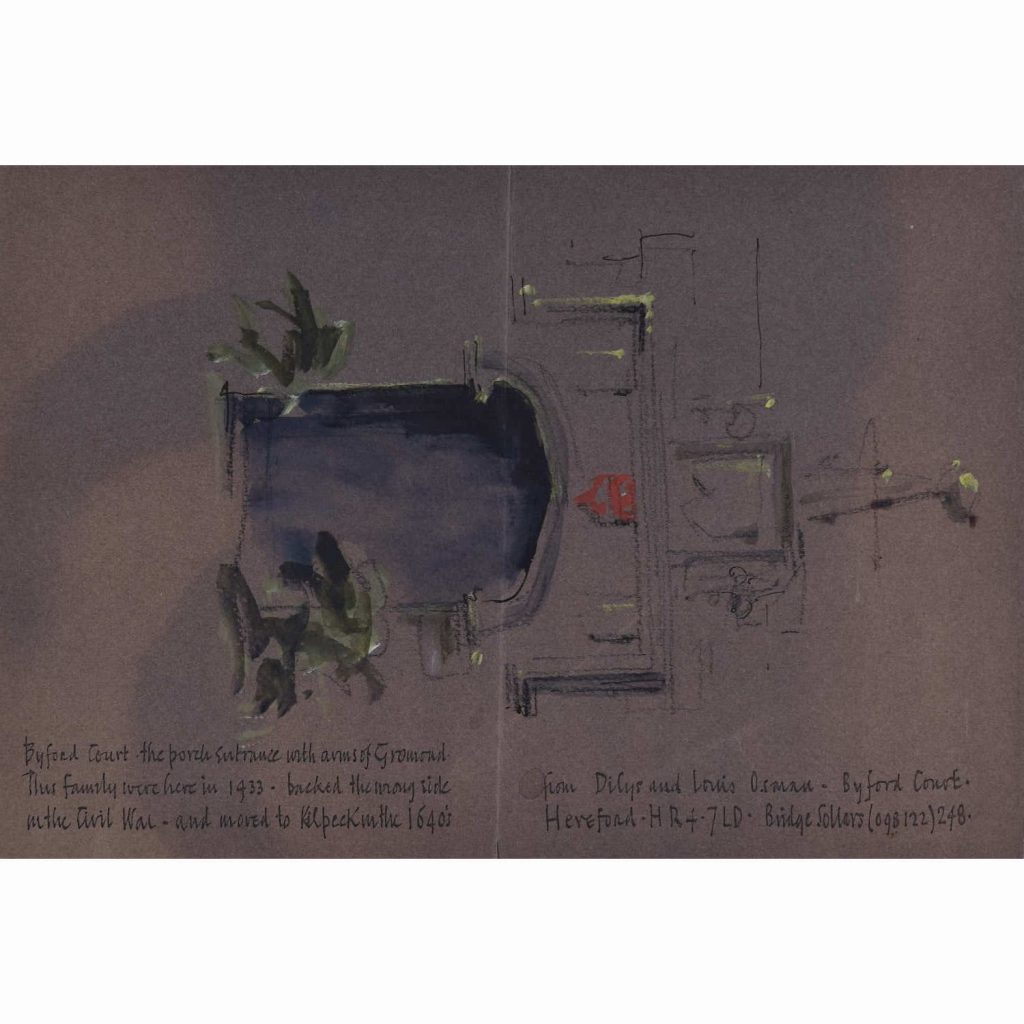 Louis Osman (1914-1996), Christmas Card, Byford Court, 1985 - Manning ...