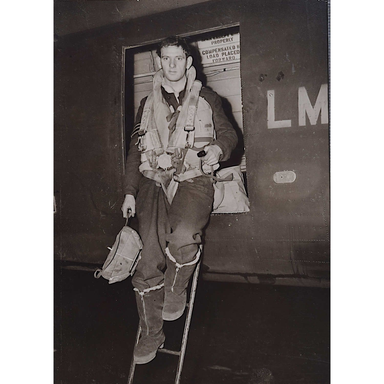 An Avro Lancaster II at its dispersal point - Manning Fine Art