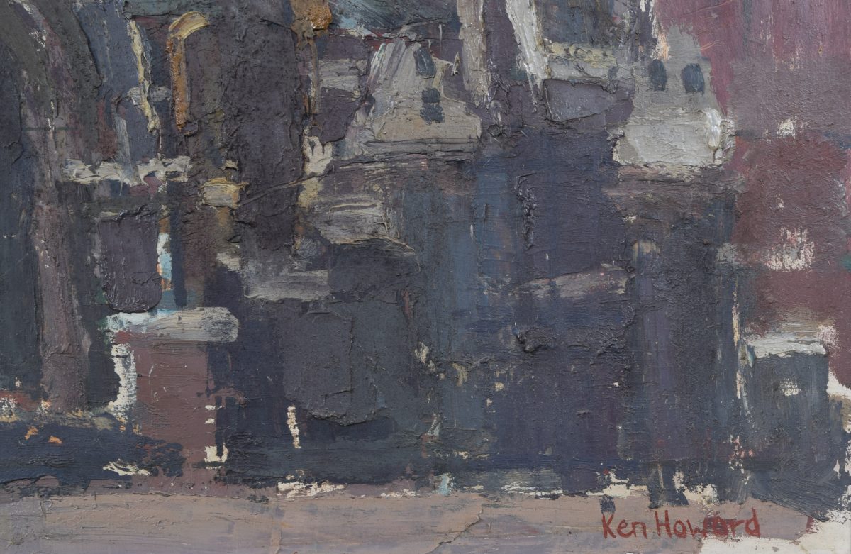 St Stephen's Church, Hampstead oil painting by Ken Howard