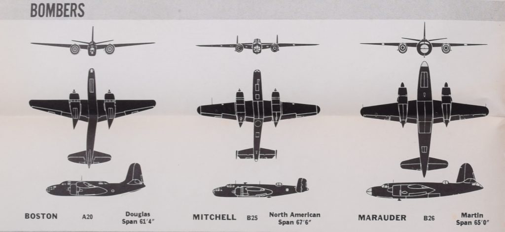 USA and UK fighter plane identification poster WW2