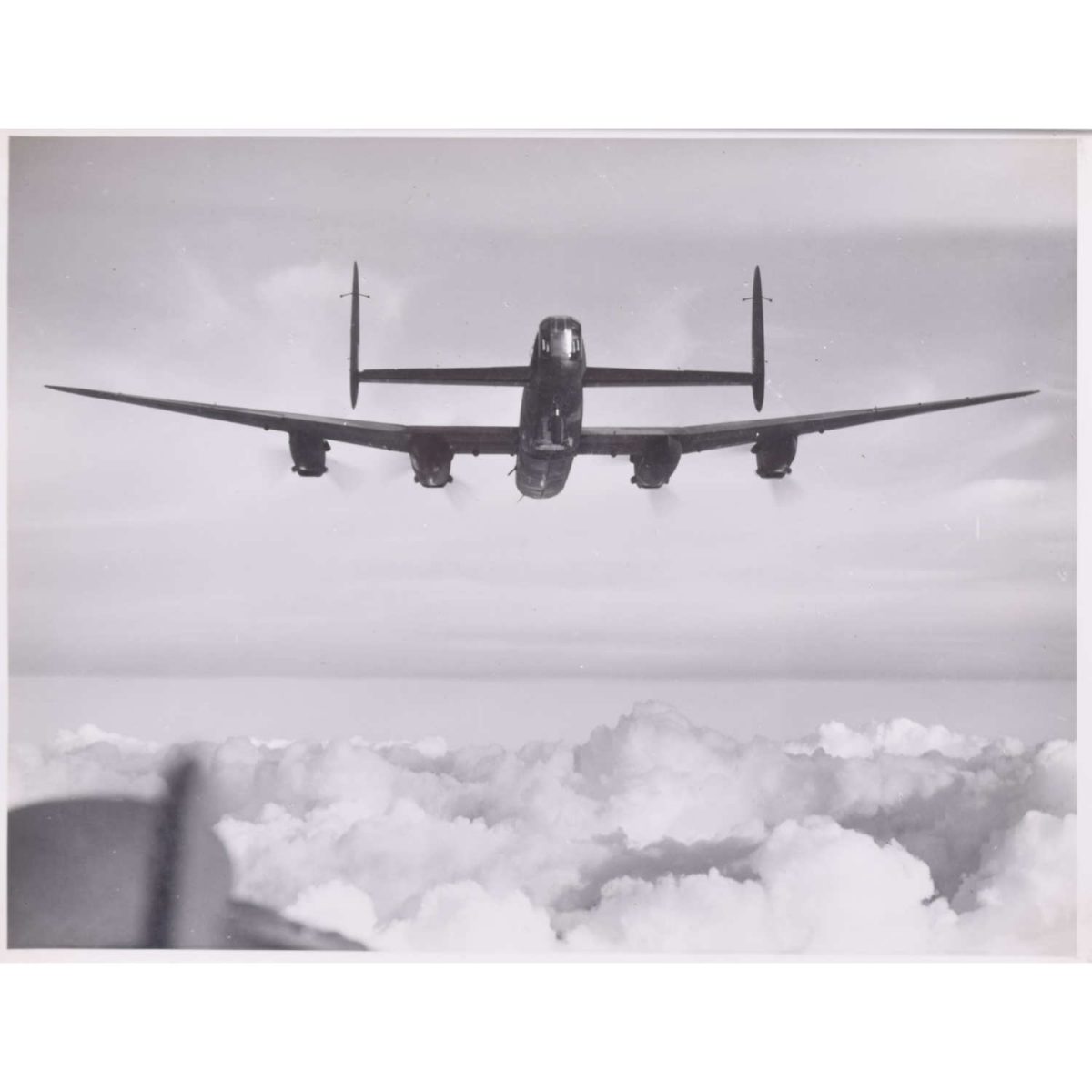 Avro Lancaster Bomber from tail Charles E Brown original photograph ...