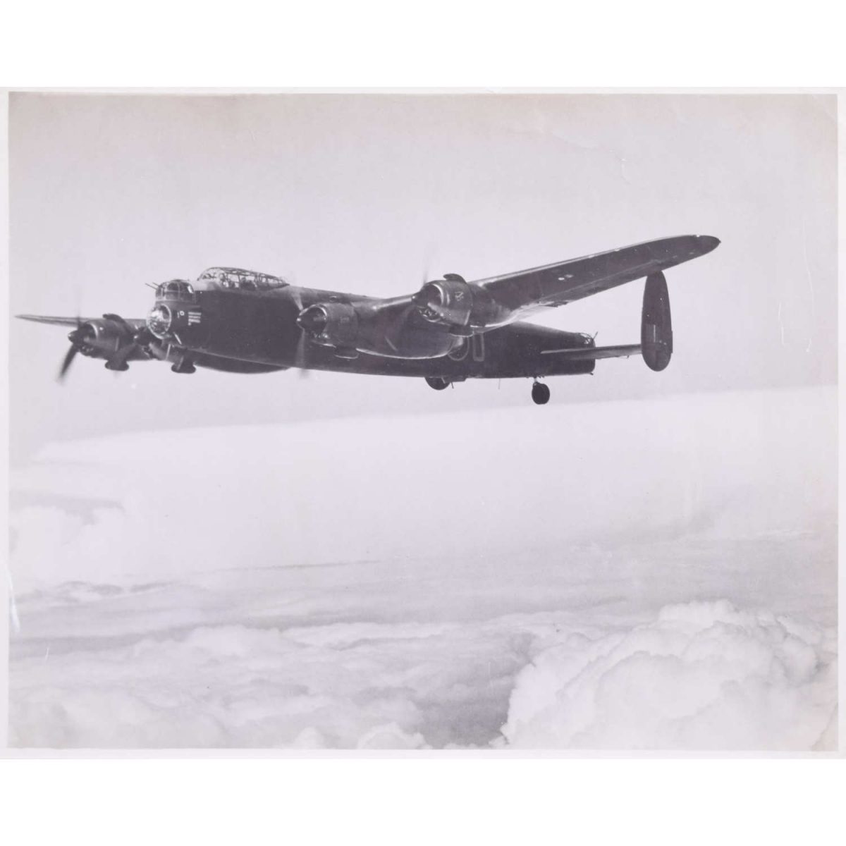Avro Lancaster Bomber attacking Flying Bomb Bases original photograph ...