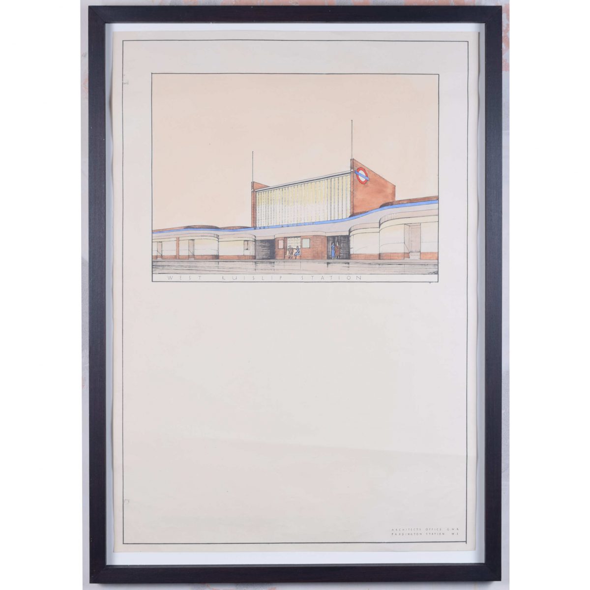 West Ruislip London Underground 1930s station design by Brian Lewis