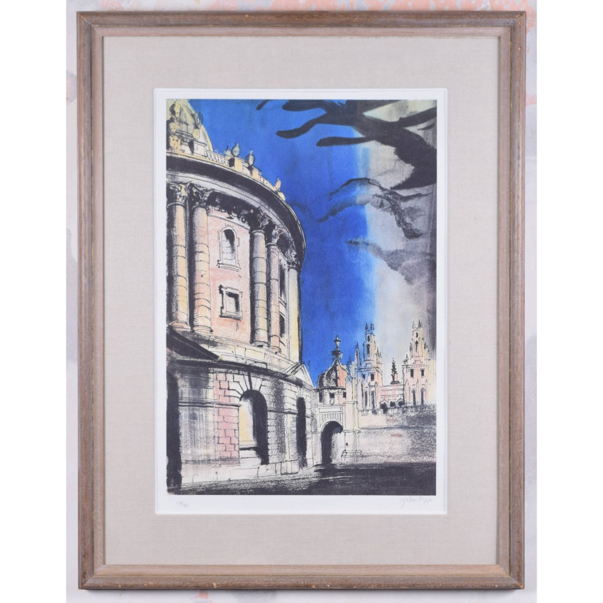 Radcliffe Camera, University of Oxford lithograph by John Piper