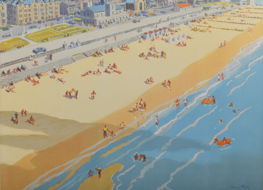 Barmouth, Wales British Railways poster by Harry Riley