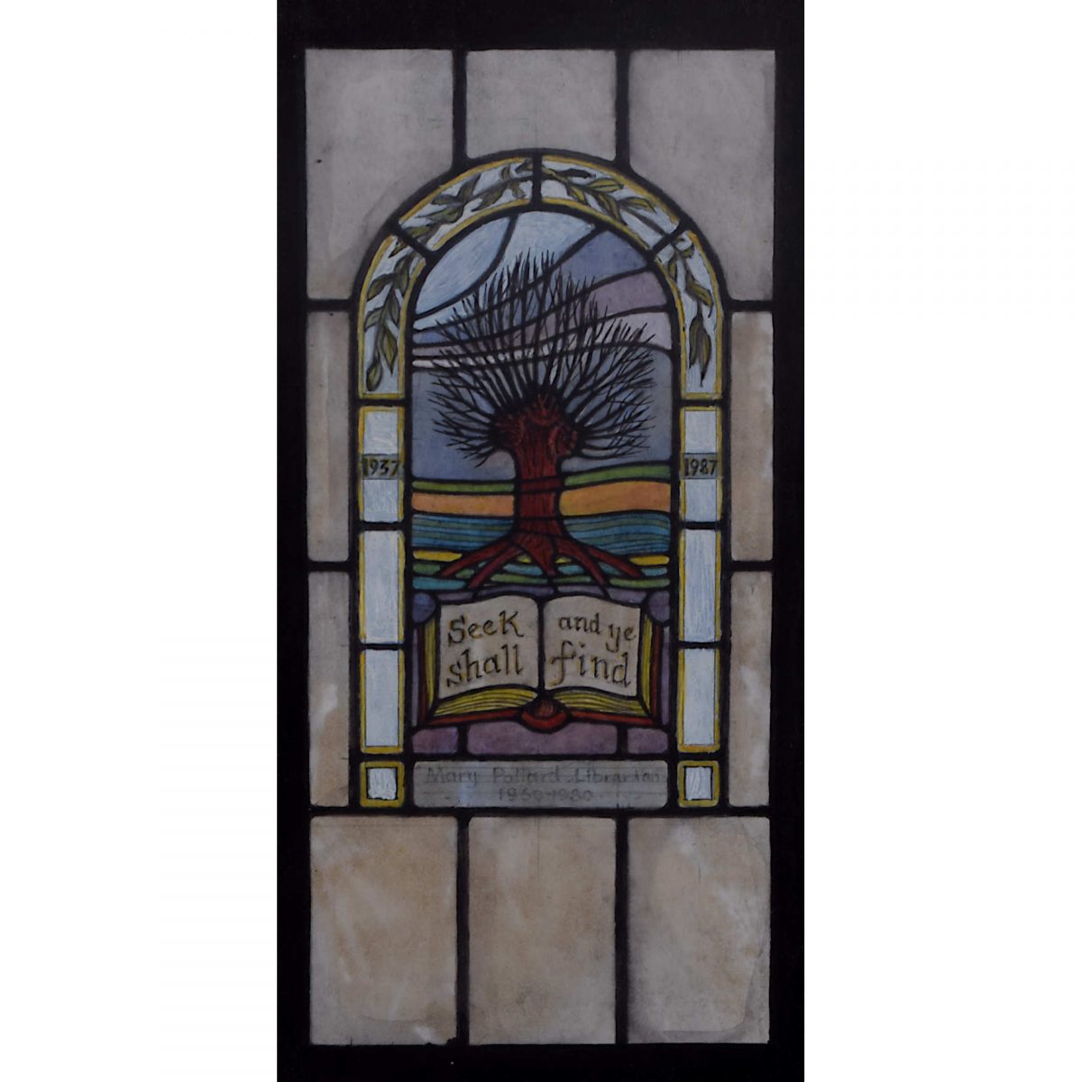Ruislip Library, Design for Stained Glass Window