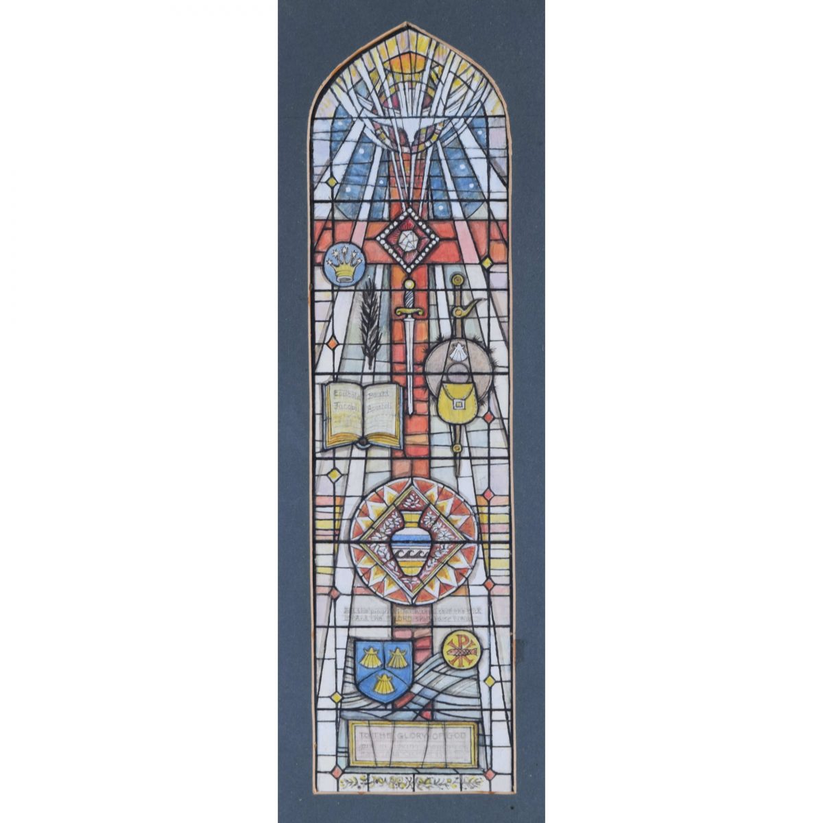 St James, Temple Sowerby, Cumbria, Design for Stained Glass Window