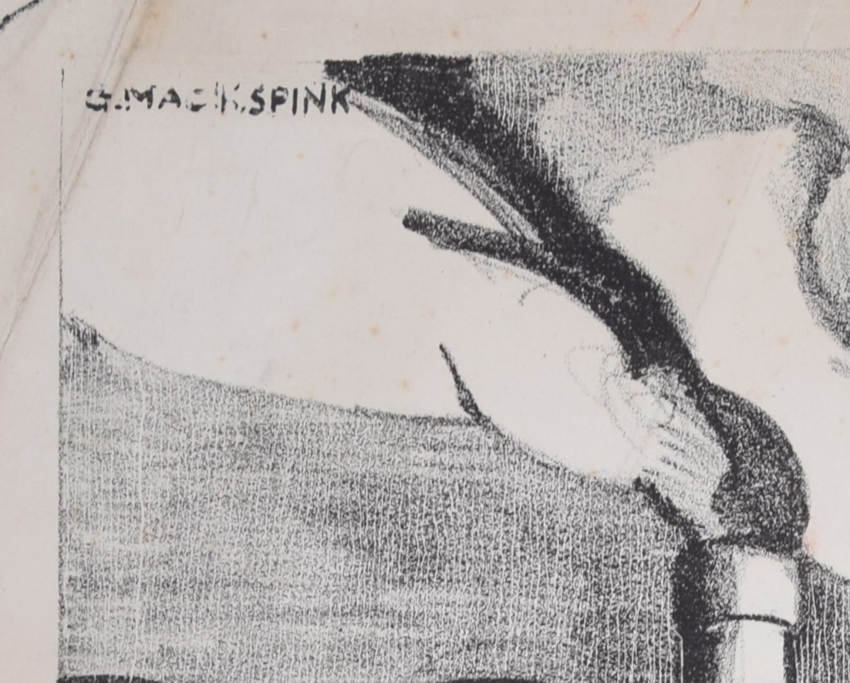 Industrial Scene with Steam Locomotive print by Gerald Mac Spink ...