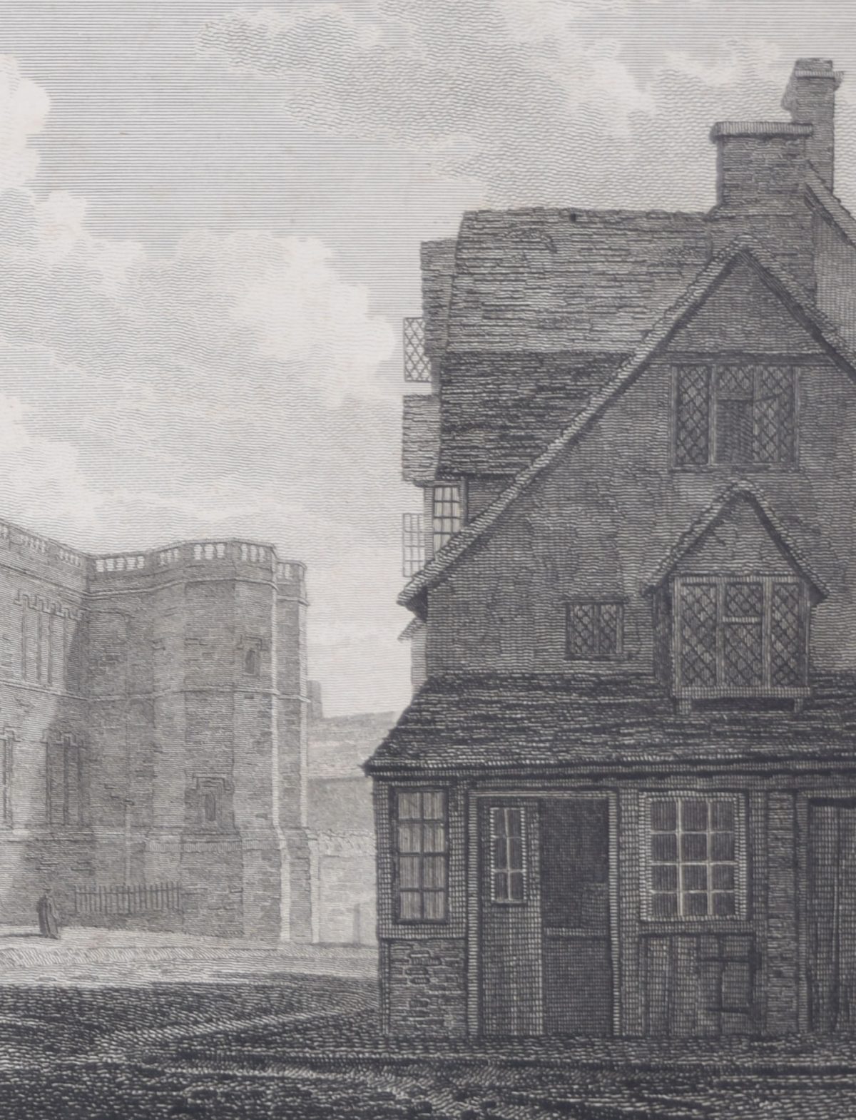 Christ Church, Oxford 18th century engraving by John Dadley after ...