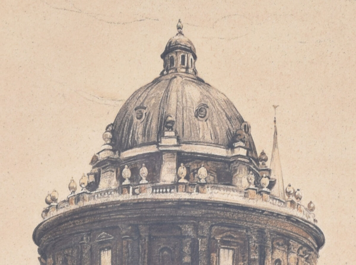 Radcliffe Camera, University of Oxford lithograph by William Nicholson