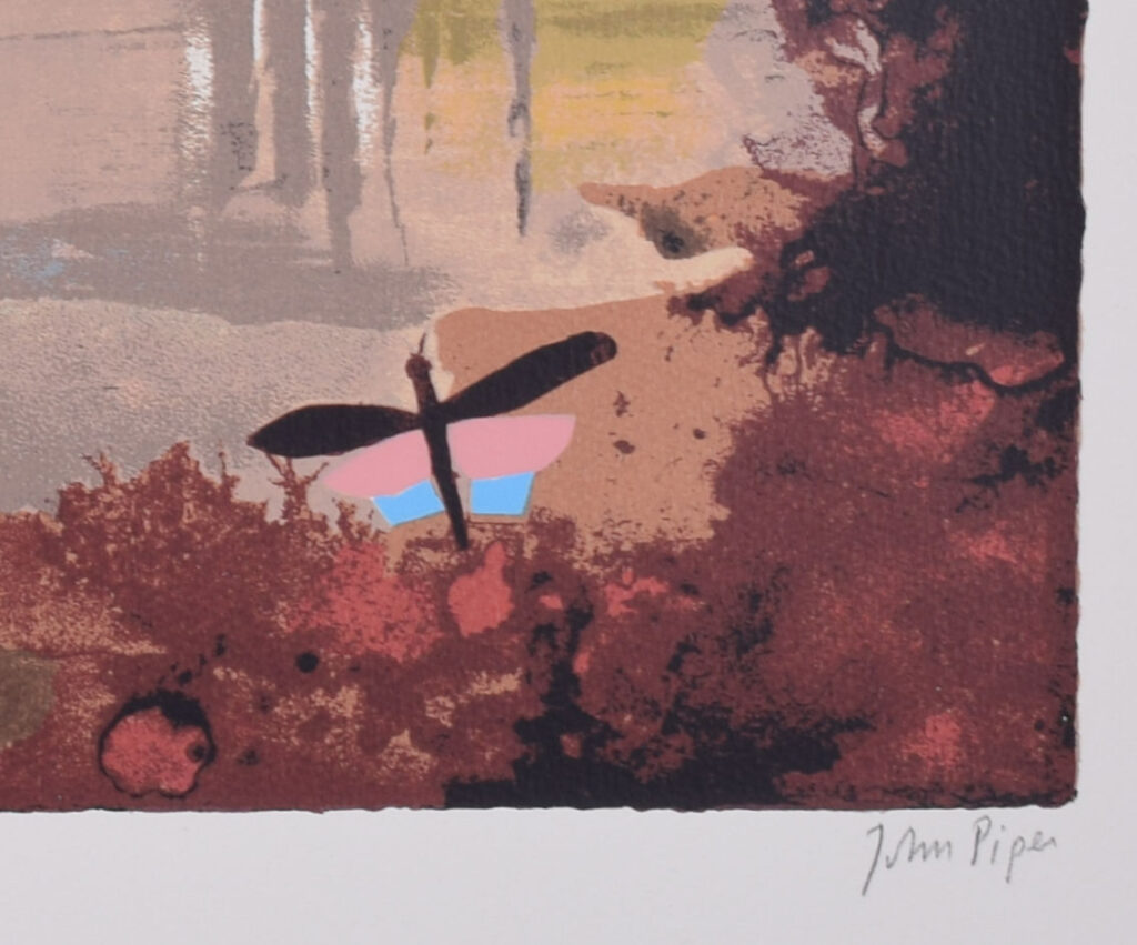 Façade lithograph by John Piper Modern British Art William Walton Eaton ...