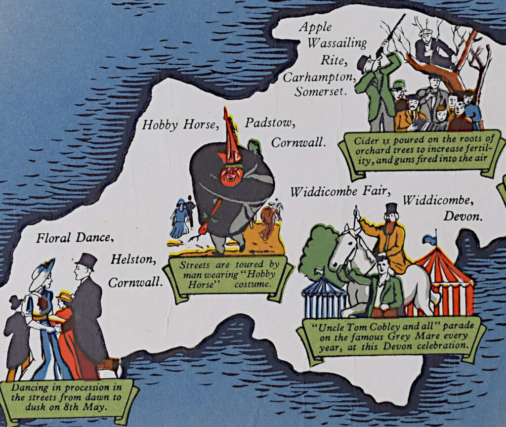 National Savings Customs of the British Isles original vintage poster ...