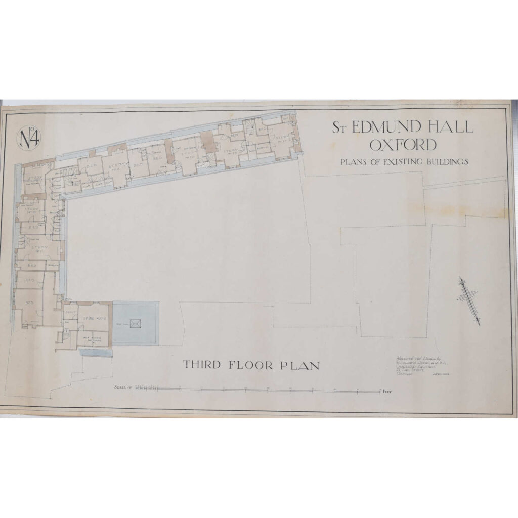 Ronald Fielding Dodd, St Edmund Hall - 1928 Existing Buildings - Third ...