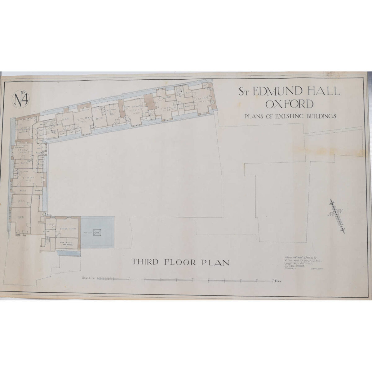 Ronald Fielding Dodd, St Edmund Hall - 1928 Existing Buildings - Third ...